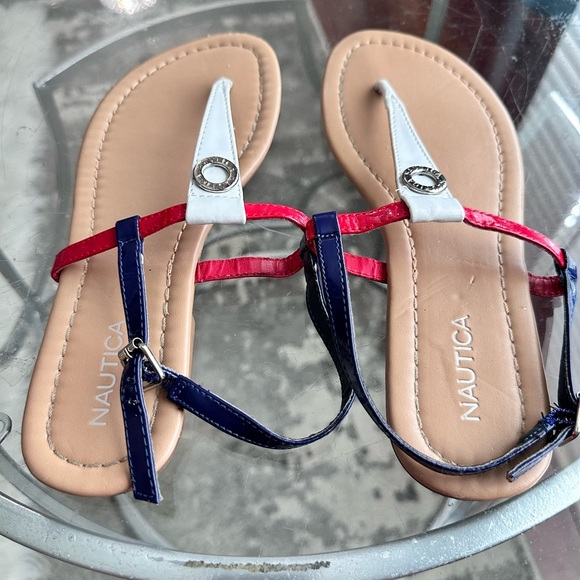 Nautica | Shoes | Nautical Patriotic Sandals | Poshmark